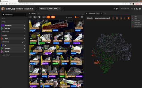 visualizing defects in amazon s armbench dataset using embeddings and