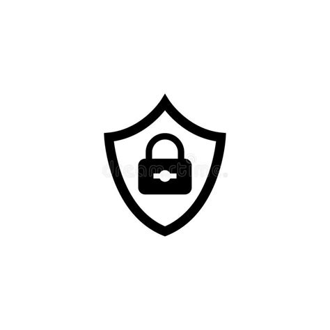 A Minimalist Black And White Icon Depicting A Shield Shaped Symbol With