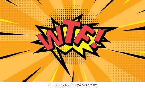 Comic Speech Bubble Expression Text Wtf Stock Vector (Royalty Free) 2476877109 | Shutterstock