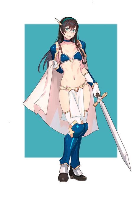 Safebooru 1girl Alternate Costume Armor Bangs Bikini Armor Black Hair