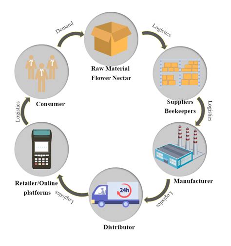 Food Supply Chain Diagram Edrawmax Edrawmax Templates