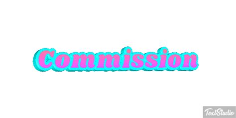 Commission Word Animated  Logo Designs