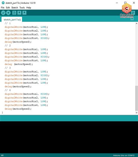 สอนใช้งาน arduino ควบคุมสเต็ปปิ้งมอเตอร์ หมุนในรูปแบบต่างๆ 5v 4 phase stepper motor driver