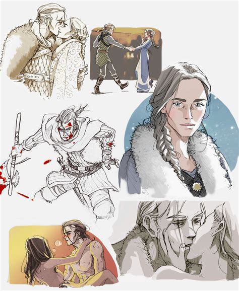Alys Karstark X Sigorn Of Thenn I Received A Request To Draw Alys And Sigorn After The Set I