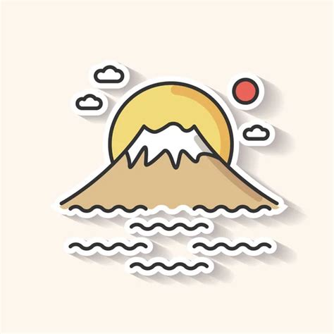 Sky Tree Mount Fuji векторные изображения Sky Tree Mount Fuji