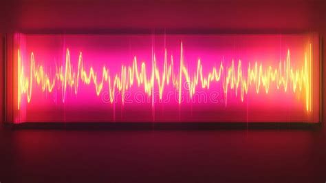 Abstract Pink And Yellow Neon Waveform Art Stock Illustration Illustration Of Technology Pink