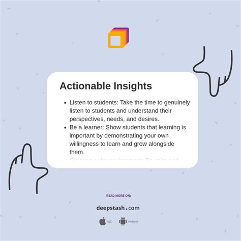 Actionable Insights Deepstash