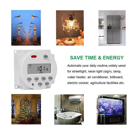 jual timer switch digital time delay relay 220v cn101a untuk lampu