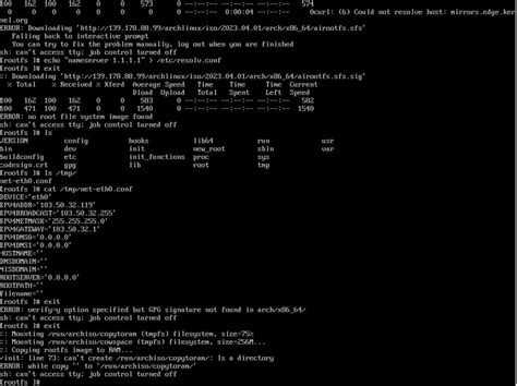 Arch Iso Fails To Boot Due To Wrong Dns 0000 · Issue 1157 · Netbootxyz · Github