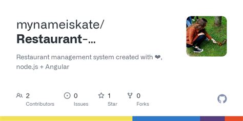 GitHub Mynameiskate Restaurant Management System Restaurant Management System Created With