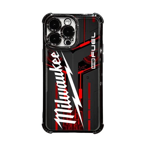 Milwaukee M18 Pattern Phone Caseelectroplated Cover With Airbag
