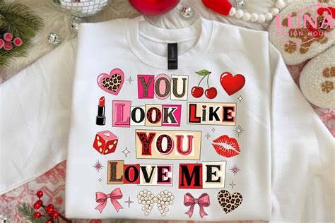 Coquette You Look Like You Love Me Png Graphic By Lunadesignhouse