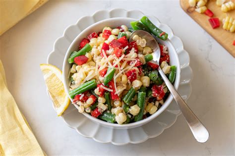 Summer Fresh Green Bean Salad With Sweet Corn Chef Janet