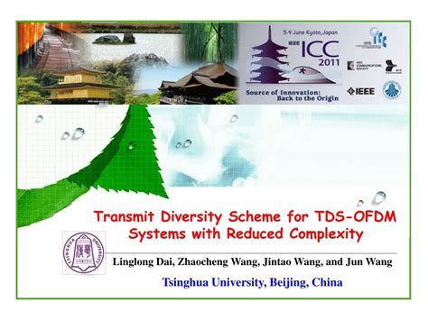 Ppt Transmit Diversity Scheme For Tds Ofdm Systems With Reduced