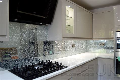 Crackle Glass Splashbacks Uk Coloured Glass Splashbacks