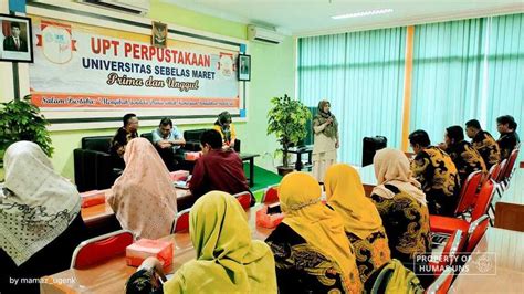 UPT Perpustakaan UNS Menerima Kunjungan Benchmarking Dari UPT Perpustakaan IAIN Kediri