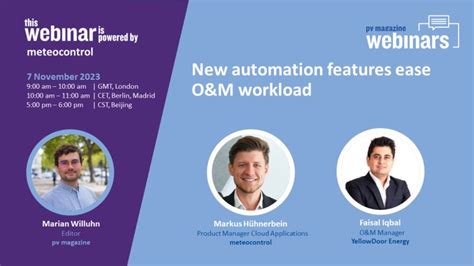 Webinar On Vcom Automation By Meteocontrol Meteocontrol Amea Dmcc Posted On The Topic Linkedin