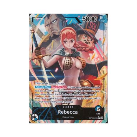 One Piece Card Game Rebecca 039 Alternate Art Kingdoms Of
