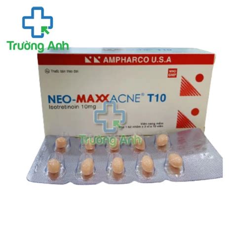 Neo Maxxacne T 10 Ampharco Usa Điều Trị Mụn Trứng Cá Nặng