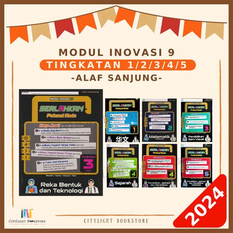 Citylight Buku Latihan 2024 Modul Inovasi 9 Kssm Tingkatan 1 2 3