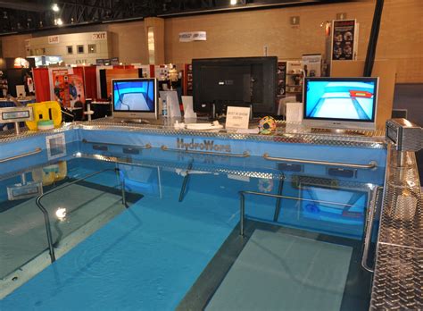 The Integrated Underwater Treadmill Surface Has A