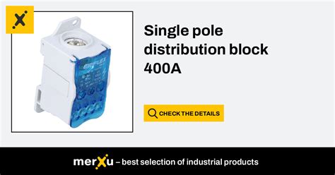 eriflex single pole distribution block 400a merxu negotiate prices wholesale purchases