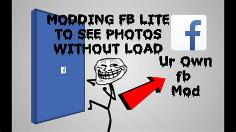 How To Mod Fb Lite To See Photos Without Load Ur Own Mod Youtube
