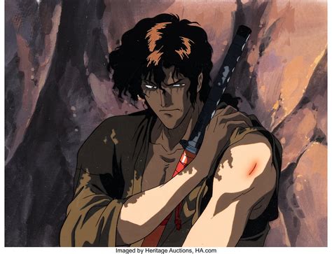 Ninja Scroll Jubei Kibagami Production Cel Setup With Production Lot 16235 Heritage Auctions