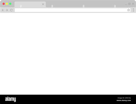 Internet Browser Window Blank Screen Web Page Vector Site Mockup Stock Vector Image Art Alamy