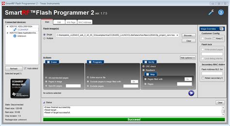 CCS CC2640R2F The CC2640R2f Development Board Failed To Download The Program Bluetooth Forum