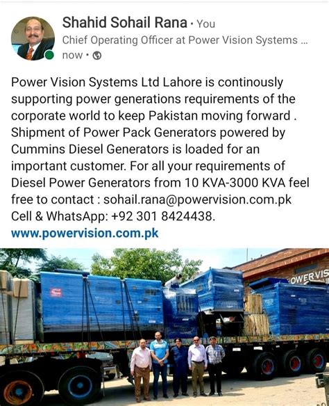 Mohsin Umar Khan Posted On Linkedin