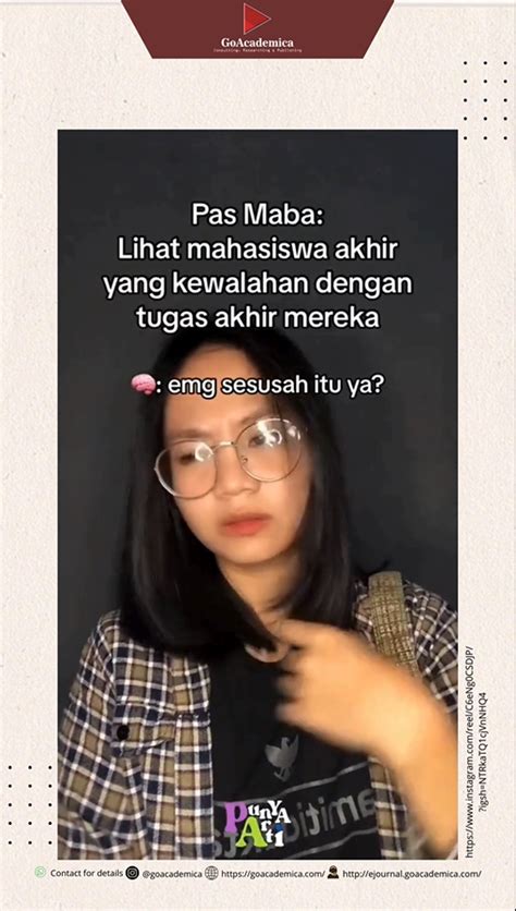 Pov Setelah Jadi Mahasiswa Akhir Goacademica