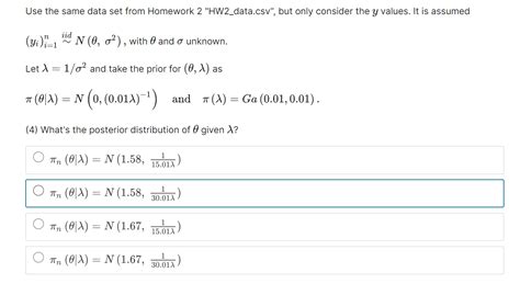 Solved Use The Same Data Set From Homework HW Data Csv Chegg