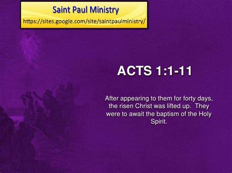 Ascension Of The Lord First Reading Acts 11 11