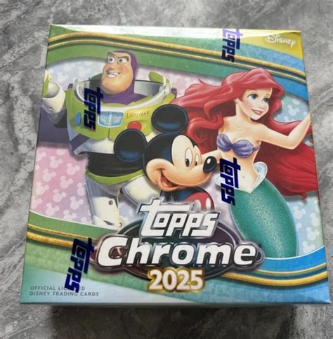 Topps Chrome Disney 2025 Mega Box New Sealed £8388 Picclick Uk