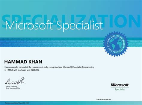 Microsoft Certified Professional Exam Html5 With Javascript And Css3