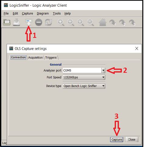 Open Bench Logic Sniffer Emcu