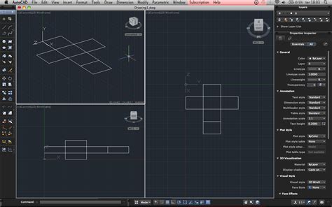 Desenho Computacional Cria O De Um Cubo Em Autocad D