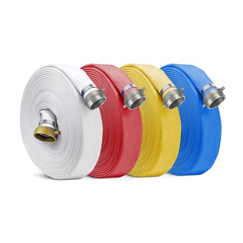 Pin Lug Coupling 25 Ft Fire Hose 145 Psi Working Pressure 435 Psi Burs