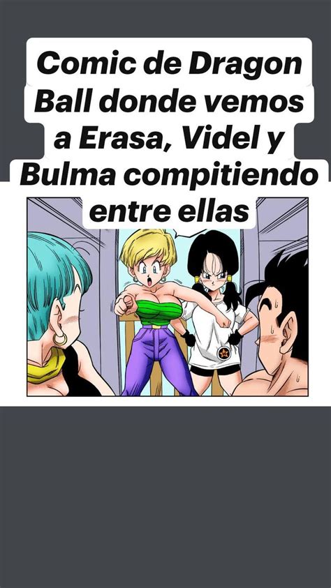 Comic De Dragon Ball Donde Vemos A Erasa Videl Y Bulma Compitiendo Entre Ellas Cómic