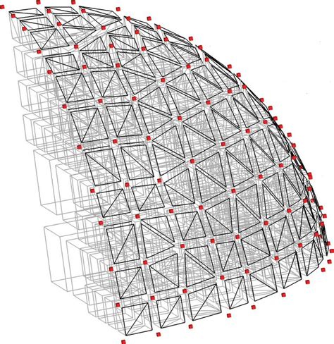 Detail Of The Polyhedral Grid And Of Its Trace On The Interface Surface