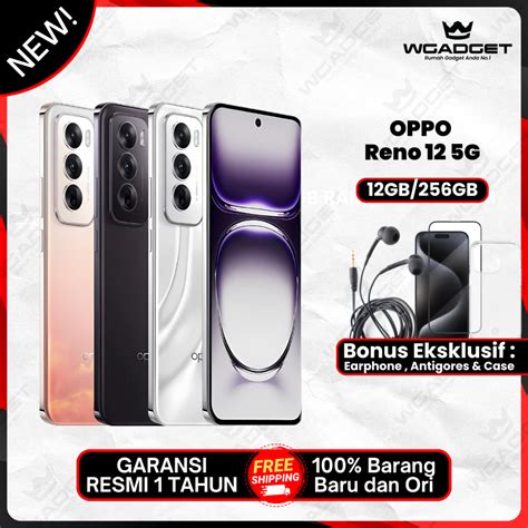 Jual Oppo Reno 12 5G 12 256 GB NFC Garansi Resmi Shopee Indonesia