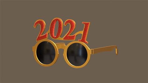 Artstation New Year Party Glasses Low Poly Models Game Assets