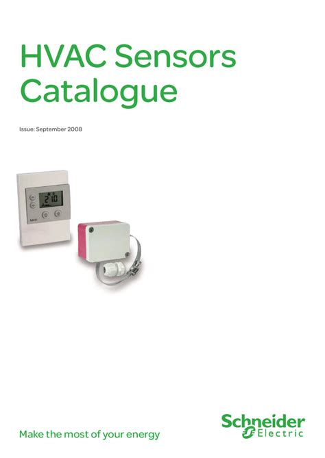 Hvac Sensors Schneider Electric