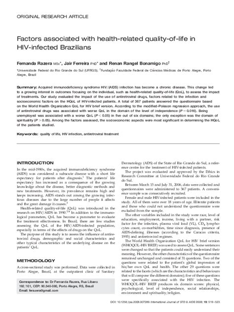 Pdf Social Inequalities In Health Related Quality Of Life Among