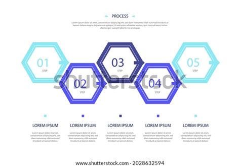 Process Infographic Design Template Timeline Step Stock Vector Royalty Free