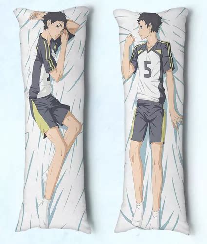 Capa Dakimakura 90x30cm Haikyuu Akaashi Keiji Parcelamento Sem Juros