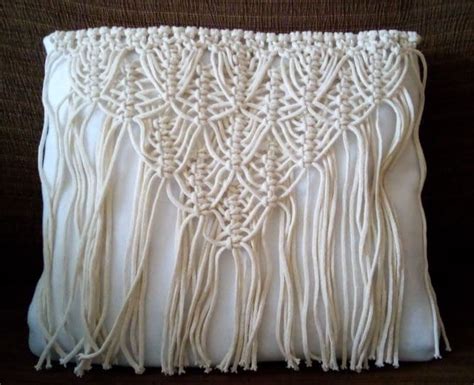 Подушка с бахромой в технике макраме видеоурок Мастер класс Как плести чехол для подушки