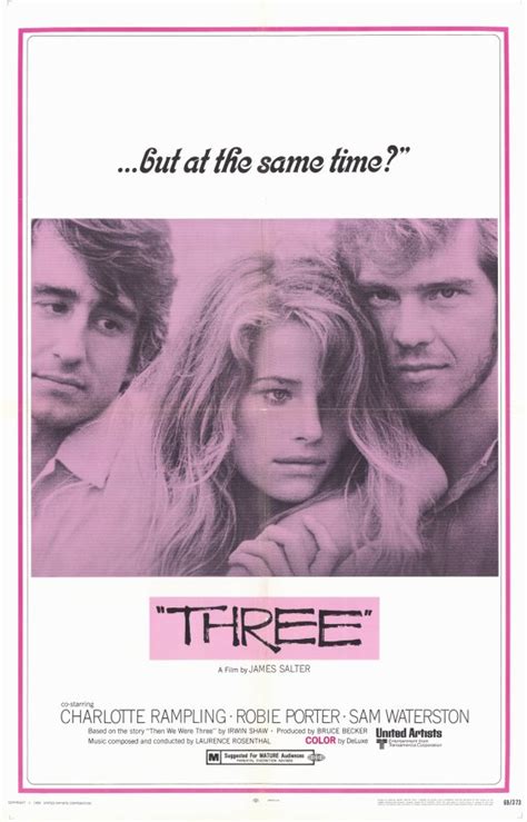 Charlotte Rampling Three Poster