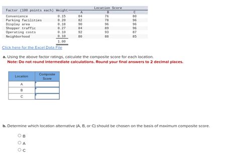 Solved Click Here For The Excel Data Filea Using The Above Chegg